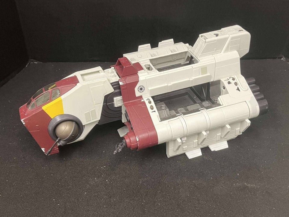 HASBRO STAR WARS THE CLONE WARS 2010 REPUBLIC ATTACK SHUTTLE SHIP ...