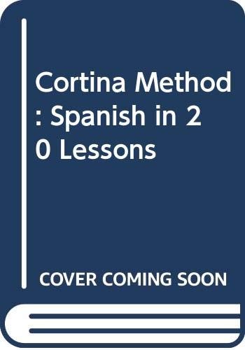 Cortina Method: Spanish in 20 Lessons | eBay