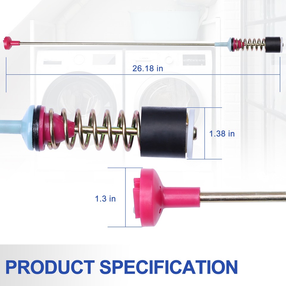 4 DC9705280W Washer Suspension Spring Kit for Samsung DC97-16350U ...