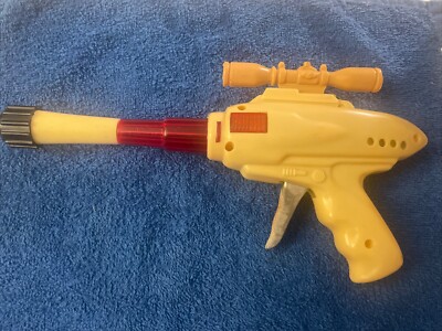 Vintage Space Ray Gun Toy Sparking 11” Plastic | eBay