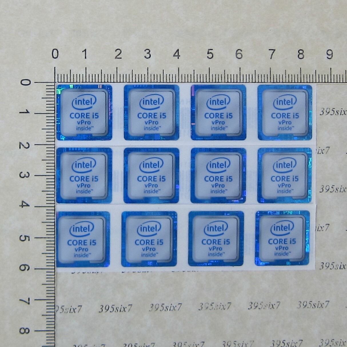 Laptop PC Processor Sticker (1st 3rd 4th 6th 7th 8th 9th 10th Gen) x 12 ...