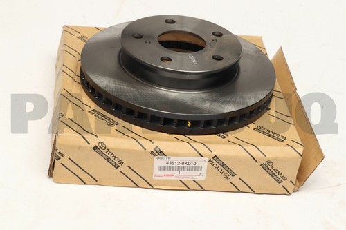 435120K010 Genuine Toyota DISC, FRONT 43512-0K010 | eBay