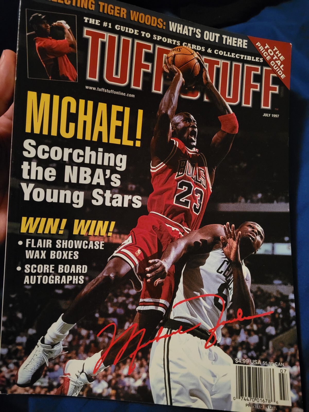 Michael Jordan Tuff Stuff Magazine July 1997 Issue Chicago Bulls NBA ...