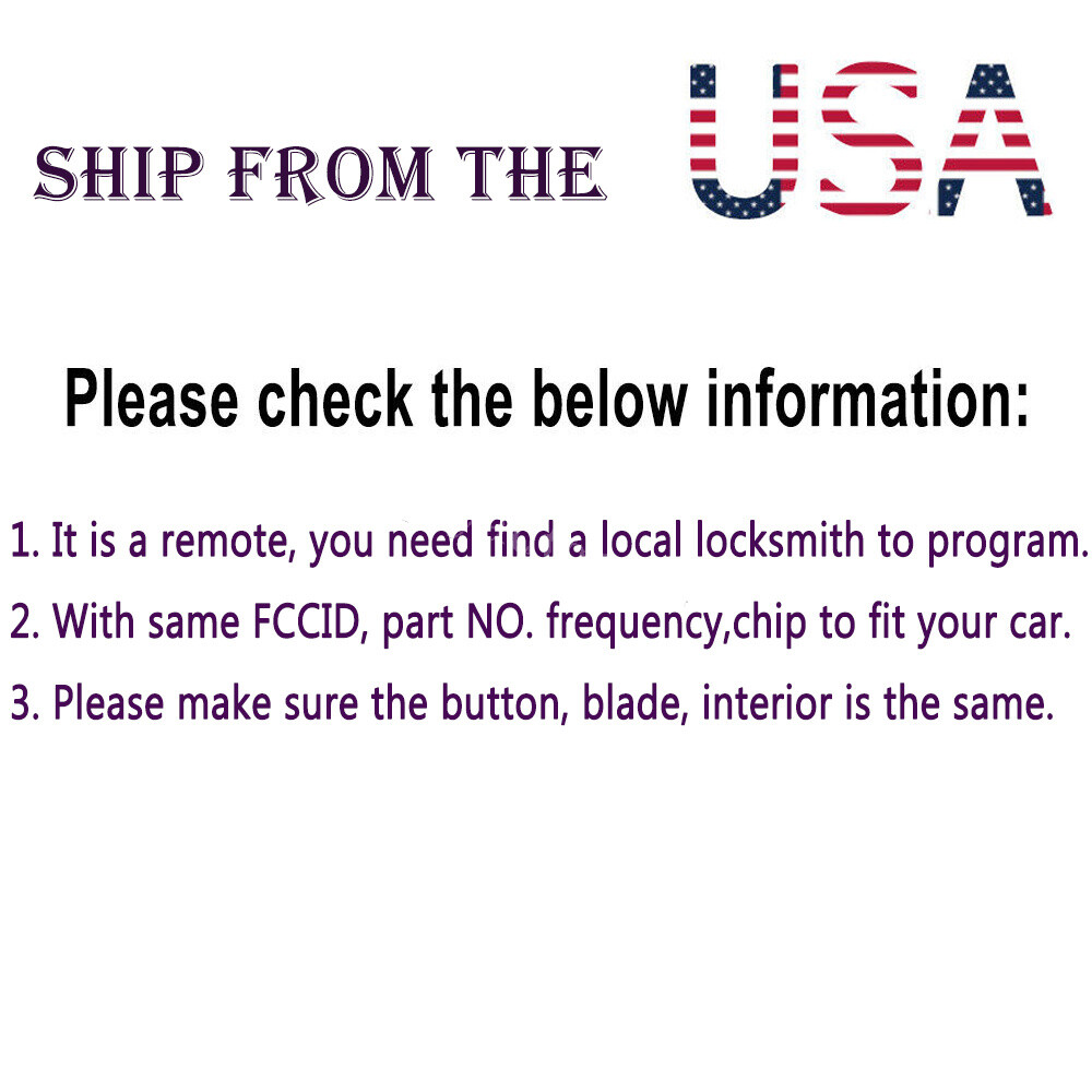 2 Replacement for 2013 2014 2015 2016 2017 2018 2019 Ford Escape Key ...