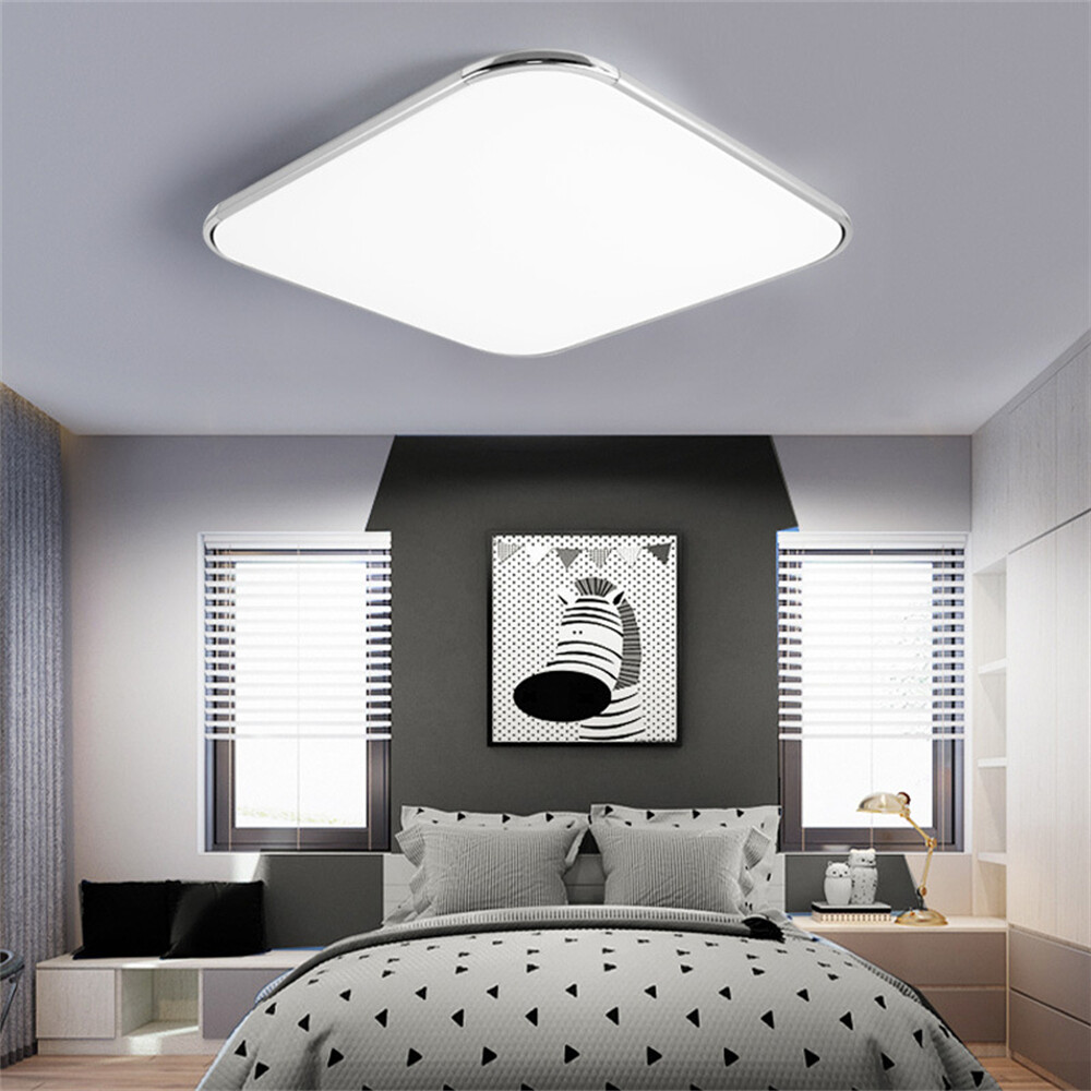 LED Ceiling Light Square Modern Panel Down Lights Bathroom Bedroom ...