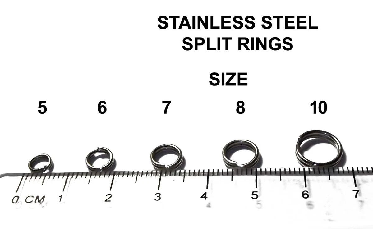 Stainless Steel Split Ring Size Chart at Inez Bennett blog