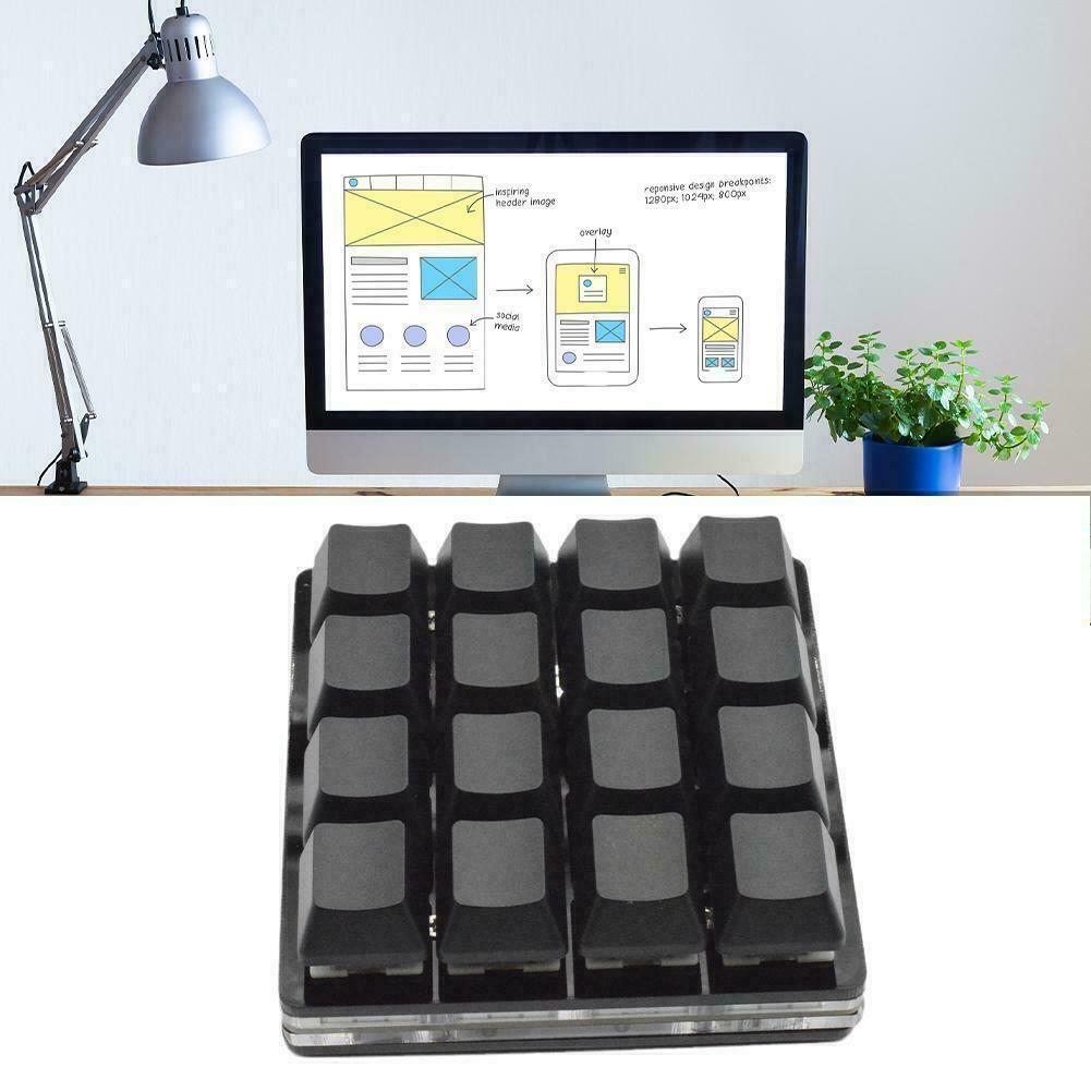 16-key Black Keypad Mechanical Keyboard Custom Shortcut NL1 ...