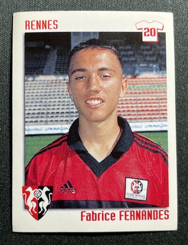 N°308 FABRICE FERNANDES RENNES STADE RENNAIS PANINI FOOT 99 FOOTBALL ...
