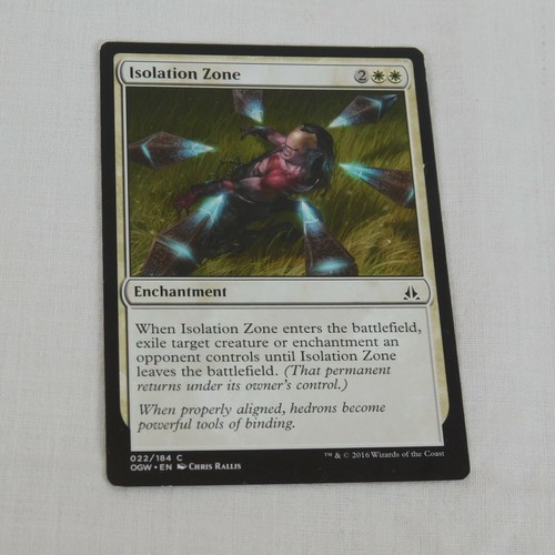 Isolation Zone MTG 2016 White Enchantment 022/184 Oath of the Gatewatch ...