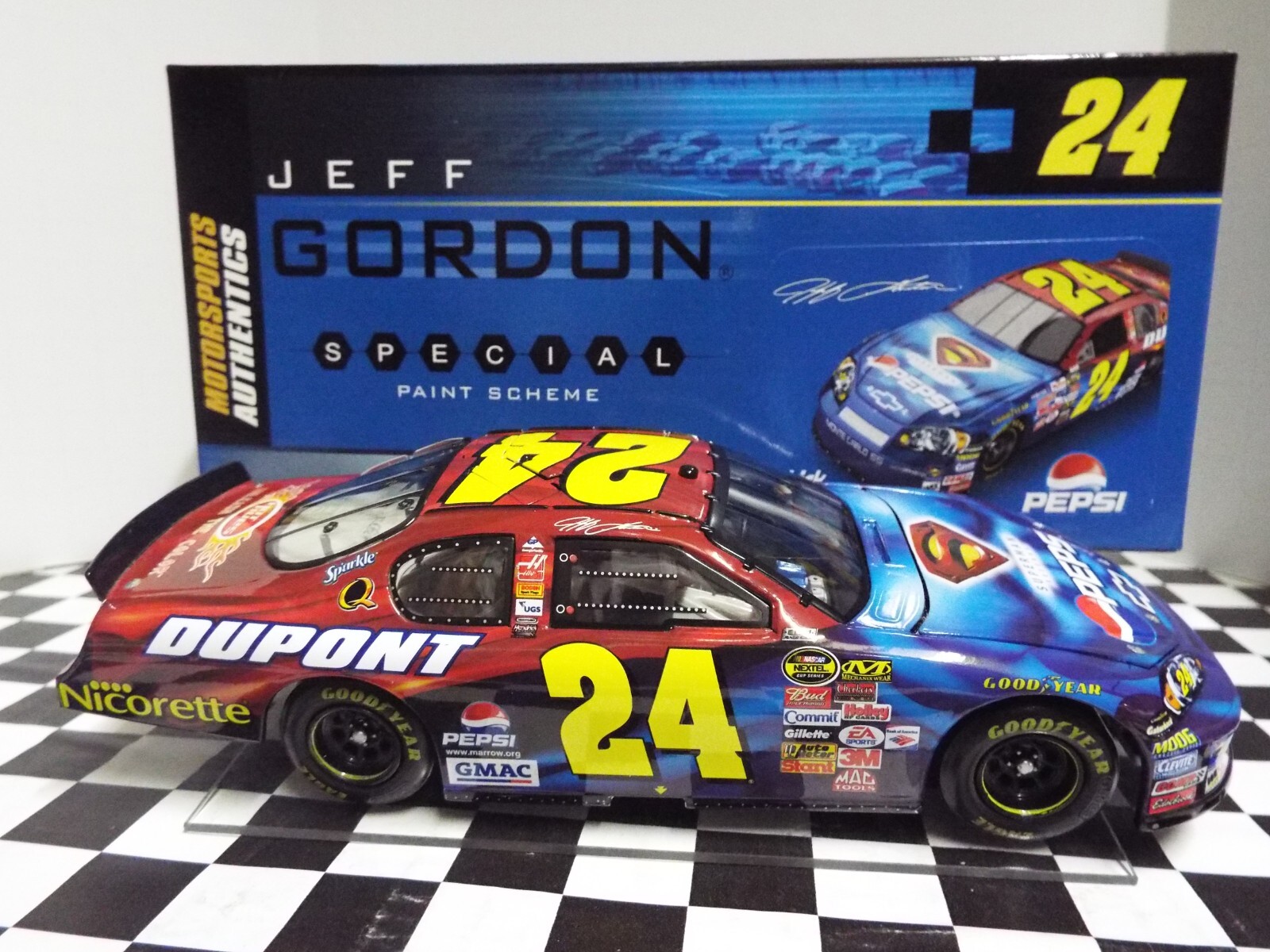 RARE 1/24 NIB RCCA 2006 Jeff Gordon #24 Pepsi / Superman Returns Club ...