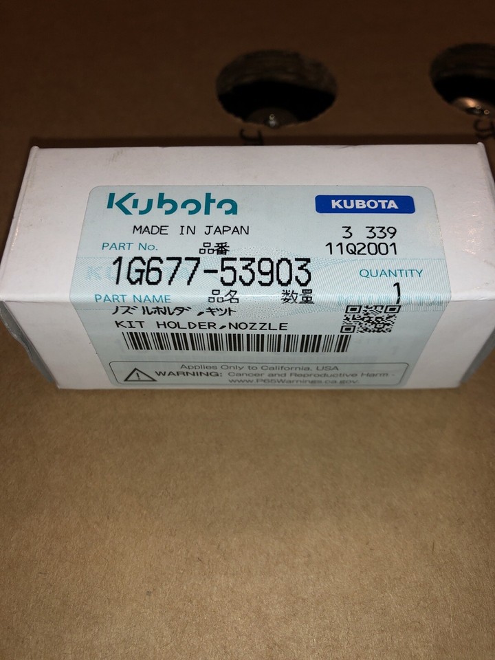 Genuine Kubota Fuel Injector 1G677-53903 | eBay