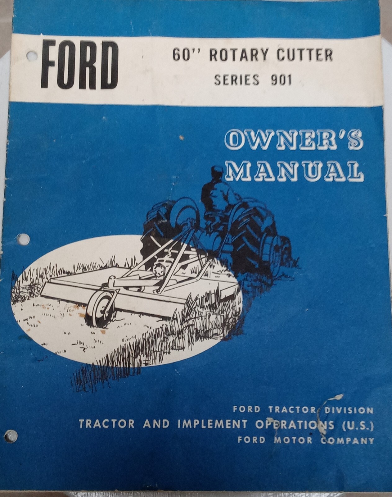 *FORD 60 INCH ROTARY CUTTER OWNERS MANUAL SERIES 901 | eBay