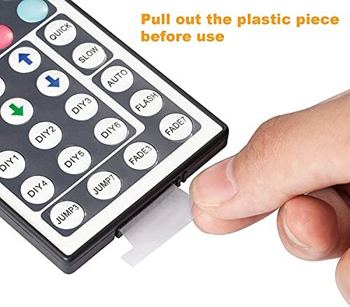 44 Keys Remote Controller With Oneport Ir Receiver For 5050 12/24v Led ...