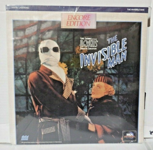 The Invisible Man Encore Edition Universal Horror 1933 1987 Laserdisc ...