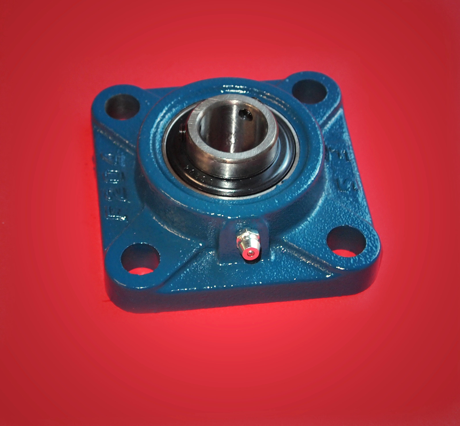 4 Flanschlager / Flanschlagereinheit UCF 206 / 30 mm Wellendurchmesser ...