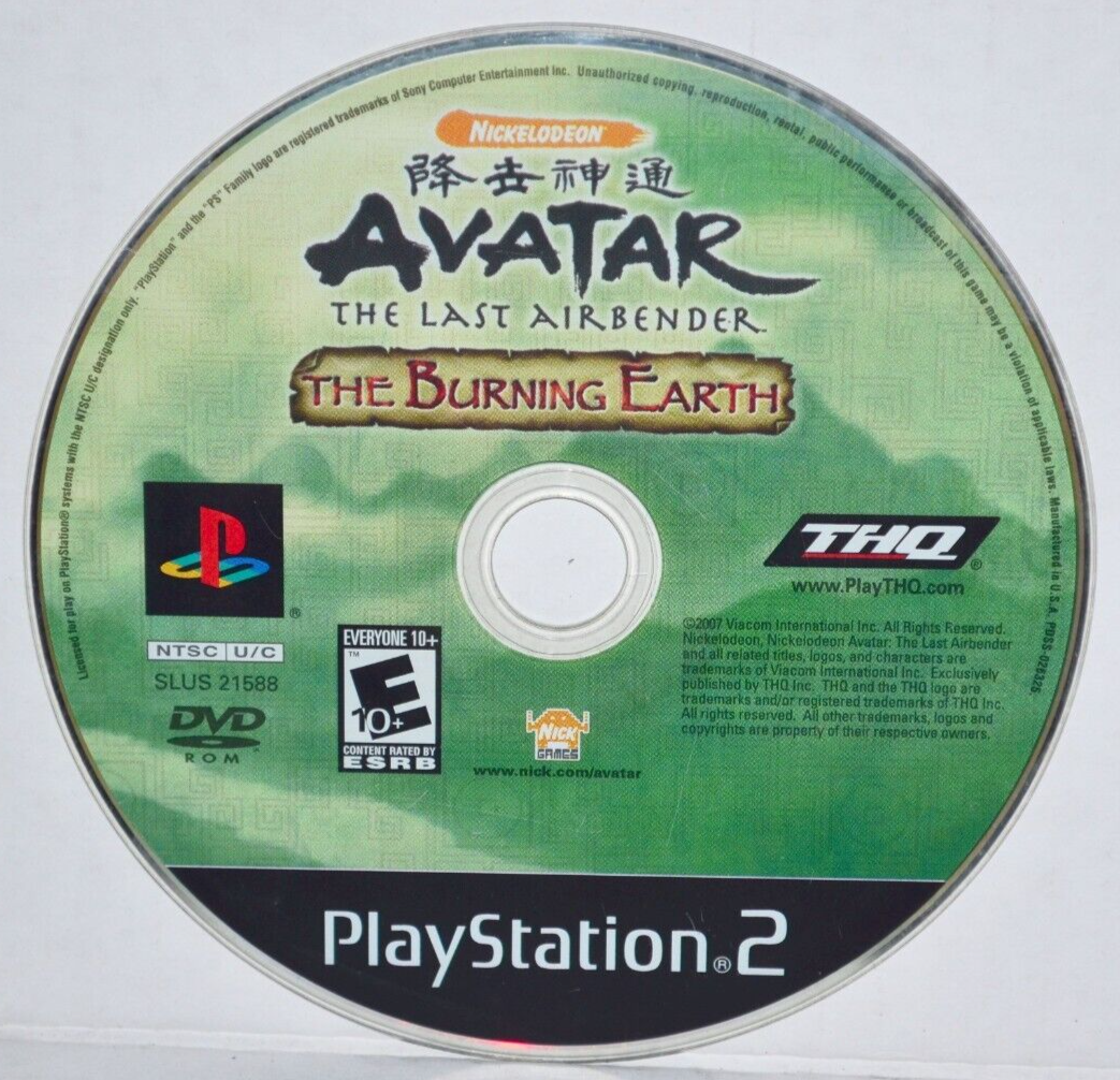 Avatar The Last Airbender The Burning Earth (Sony PlayStation 2 2007 ...