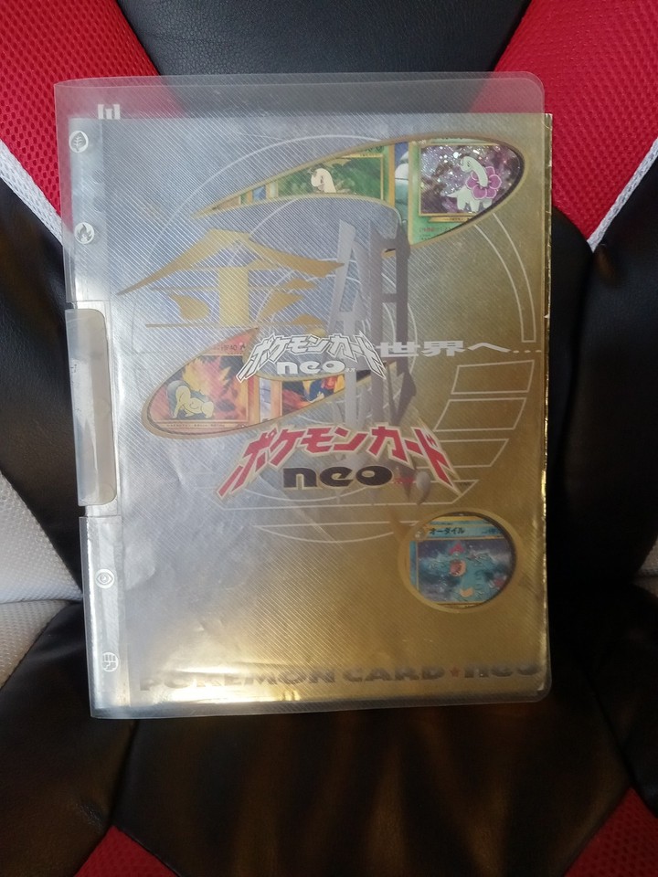 Pokemon Card Folder Neo Genesis 2 Japanese Sealed Vintage Johto Starter ...