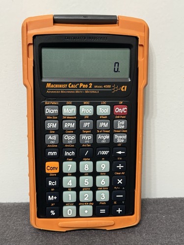 Calculated Industries Machinist Calc Pro 2 Calculator w/ Armadillo Case ...