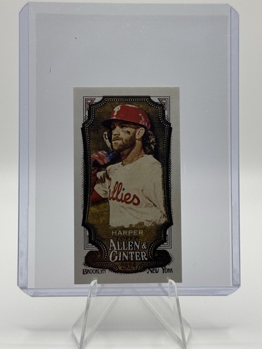 2024 Allen & Ginter #60 Bryce Harper Mini Brooklyn Back SP #'d 15/25 | eBay
