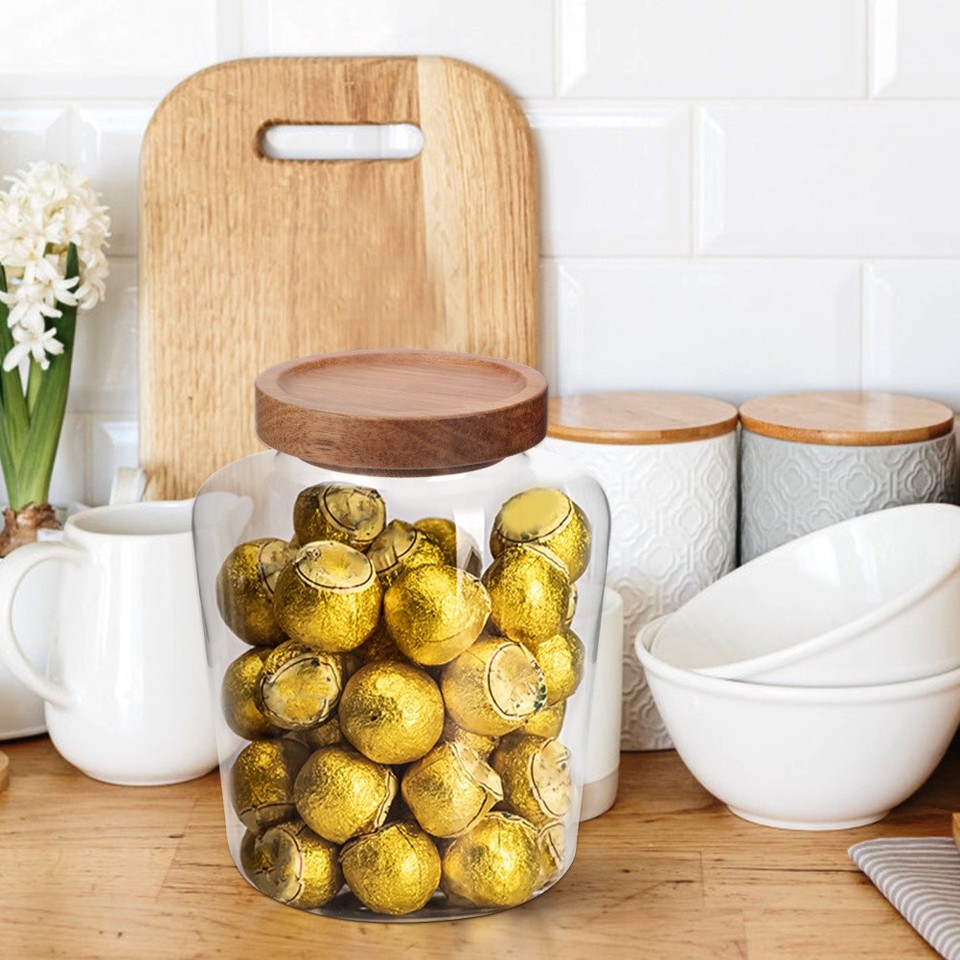 Homemade Wine Jar Sealed Tea Container Glass Coarse Cereal Canister ...