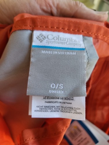 NWT Columbia Packable Lightweight 21L Orange Nylon Backpack Camping | eBay
