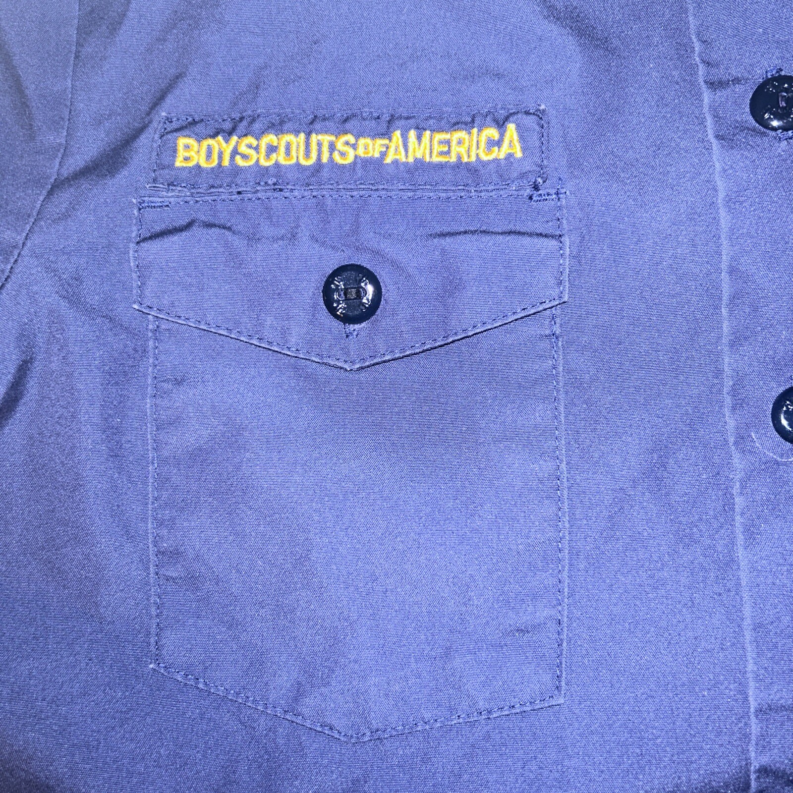 Cub Scout Boy Scouts BSA UNIFORM SHIRT Youth Large Sh… - Gem