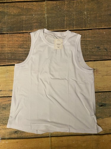 Fabletics Women's 100% Cotton Tank Top White Size Large Athletic ...
