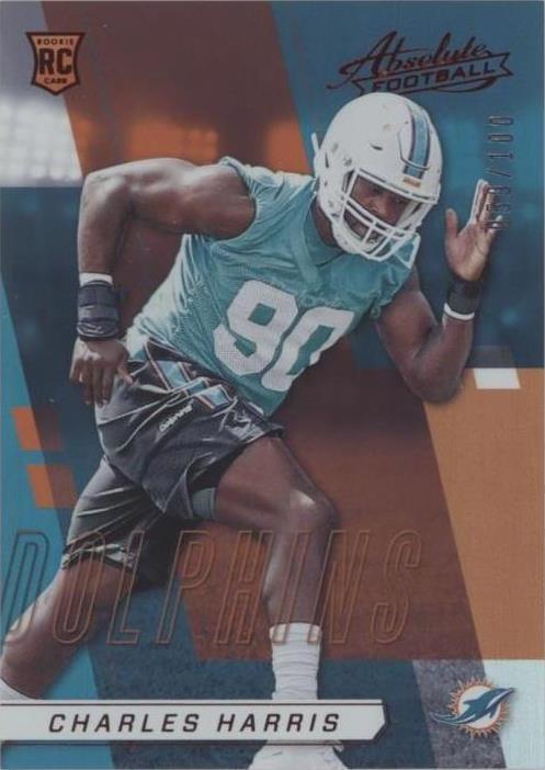 2017 Panini Absolute - Rookie Charles Harris #162 Spectrum Red /100 (RC ...