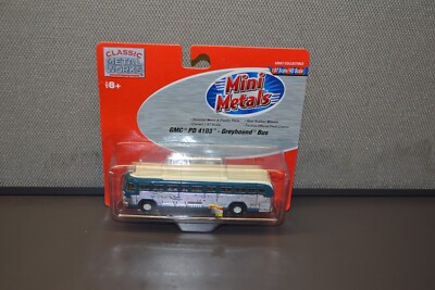 Mini Metals HO Scale #32104 GMC PD 4103 Greyhound Bus | eBay