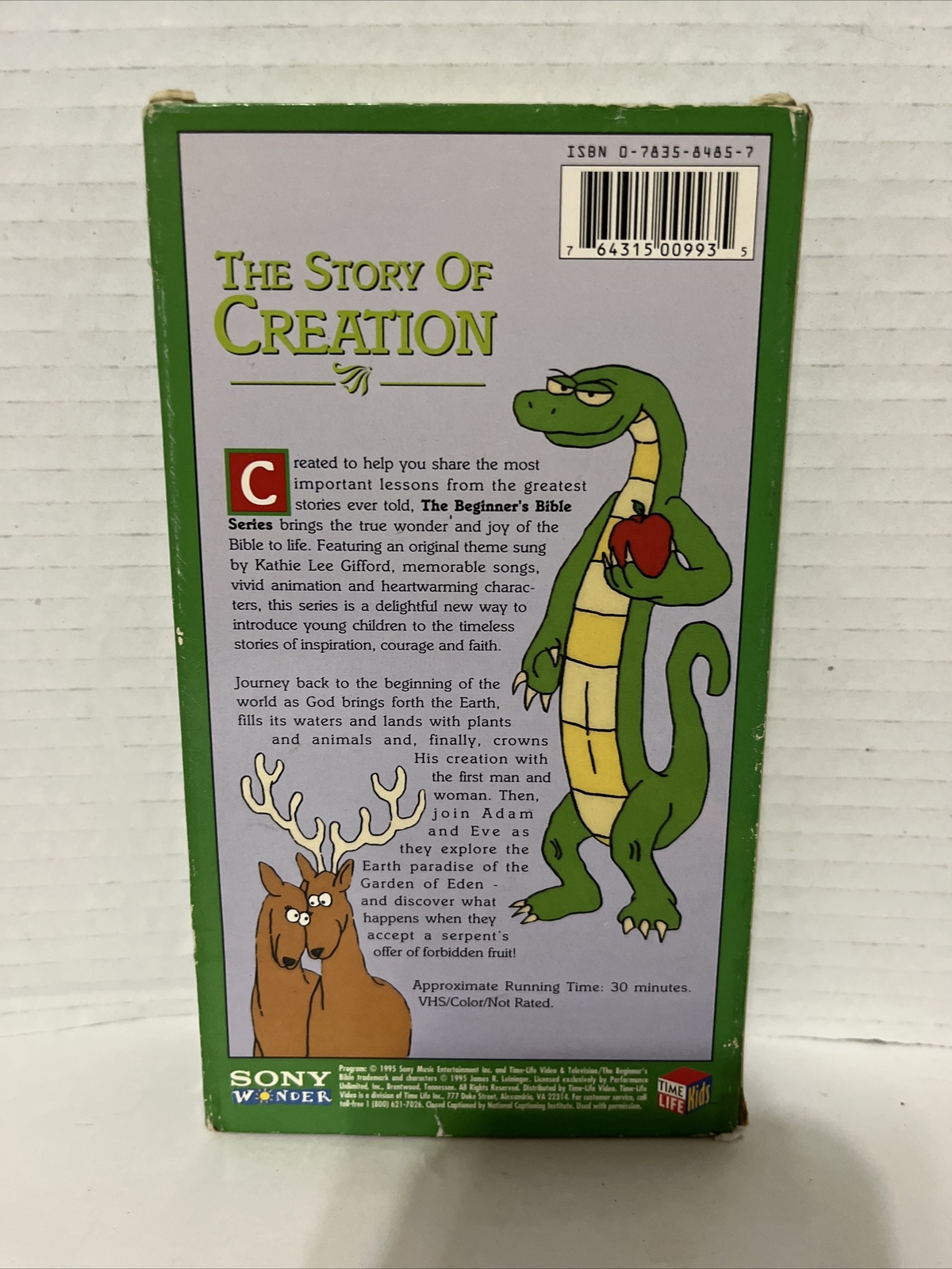 Beginner's Bible - The Story Of Creation VHS 1995 Time Life Kids Sony ...