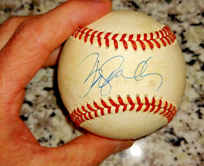 Ryne Sandberg autographed National League baseball | eBay