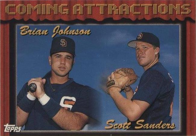 1994 Topps - Coming Attractions Brian Johnson, Scott Sanders #789 (RC ...
