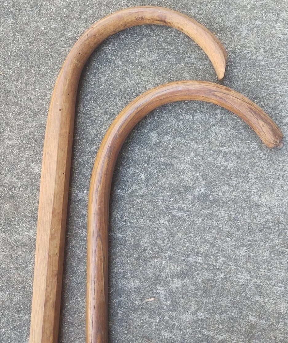 Antique 38" Long Wood Livestock Auctioneers Canes Lot… - Gem