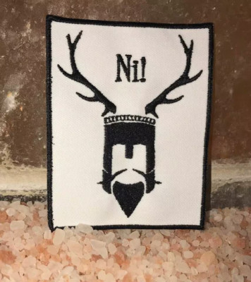 Knights who say Ni patch, John Cleese, Monty Python patch, funny patch ...