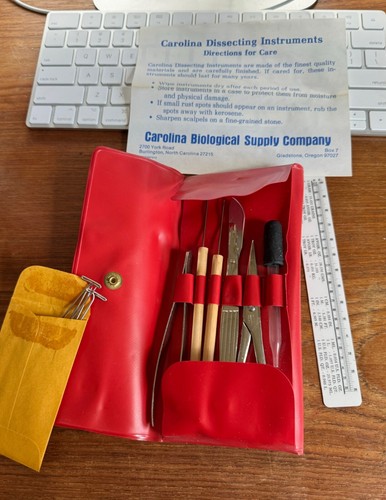 Vintage 80's Carolina Biological Supply Company Dissection Kit | eBay