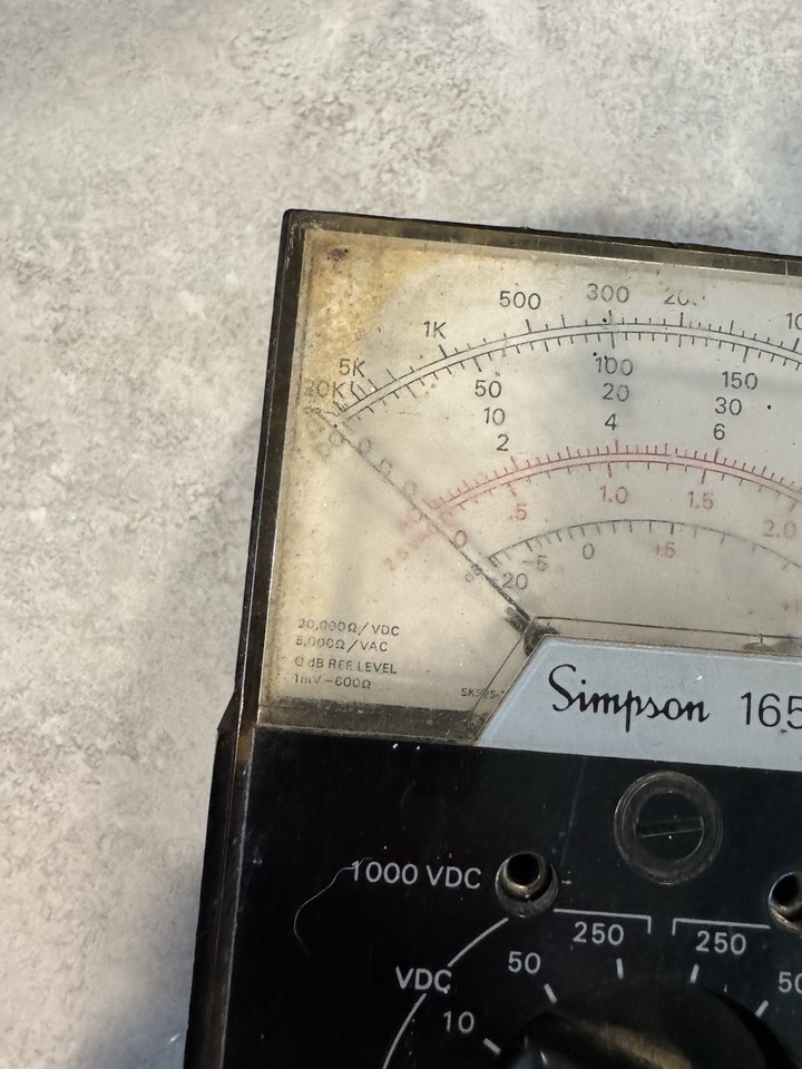 Simpson 160 Series METER - Untested | eBay