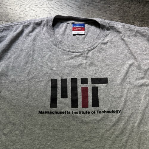 Vintage Y2K Champion MIT Massachusetts Institute Of Technology Mens XL ...