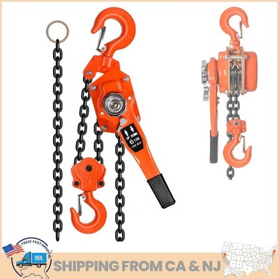 3T/6T Manual Lever Hoist Block Chain Hoist Ratchet Chain Puller Hoist ...