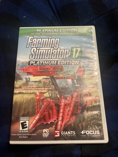FARMING SIMULATOR 17 - Platinum Edition (PC DVD-ROM) 854952003806 | eBay