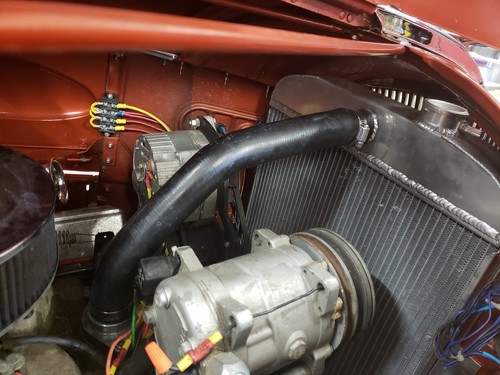 56mm 2 Row Aluminum Radiator Chevy Hot/street Rod 350 V8 W/tranny ...