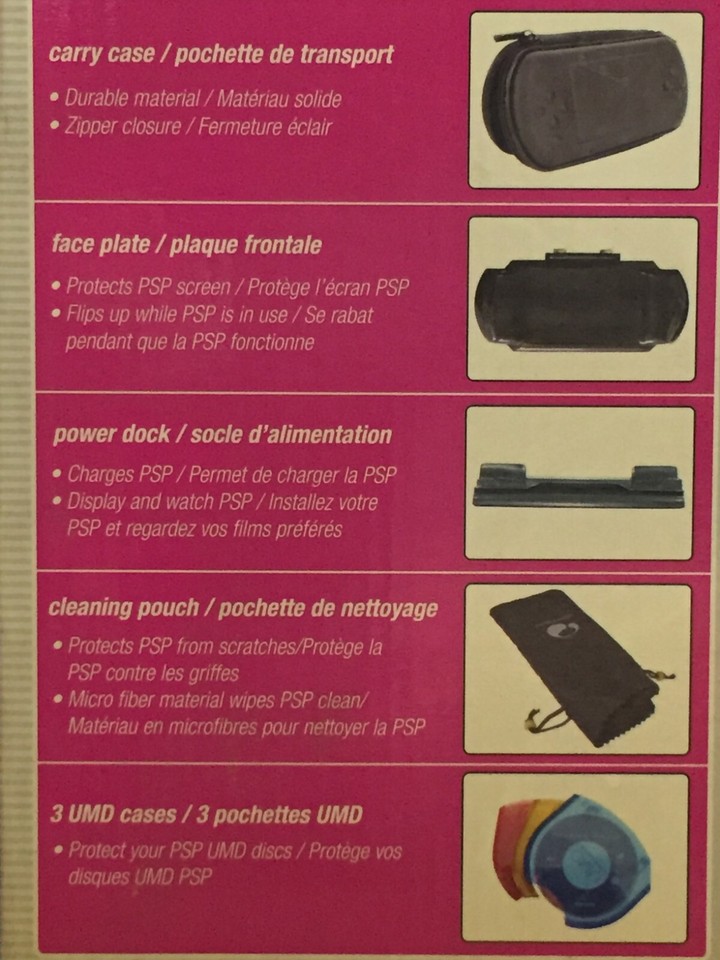 Joytech PSP Stand - Carrying - UMD Case - Earphone.. [ 10 Pack PSP ...