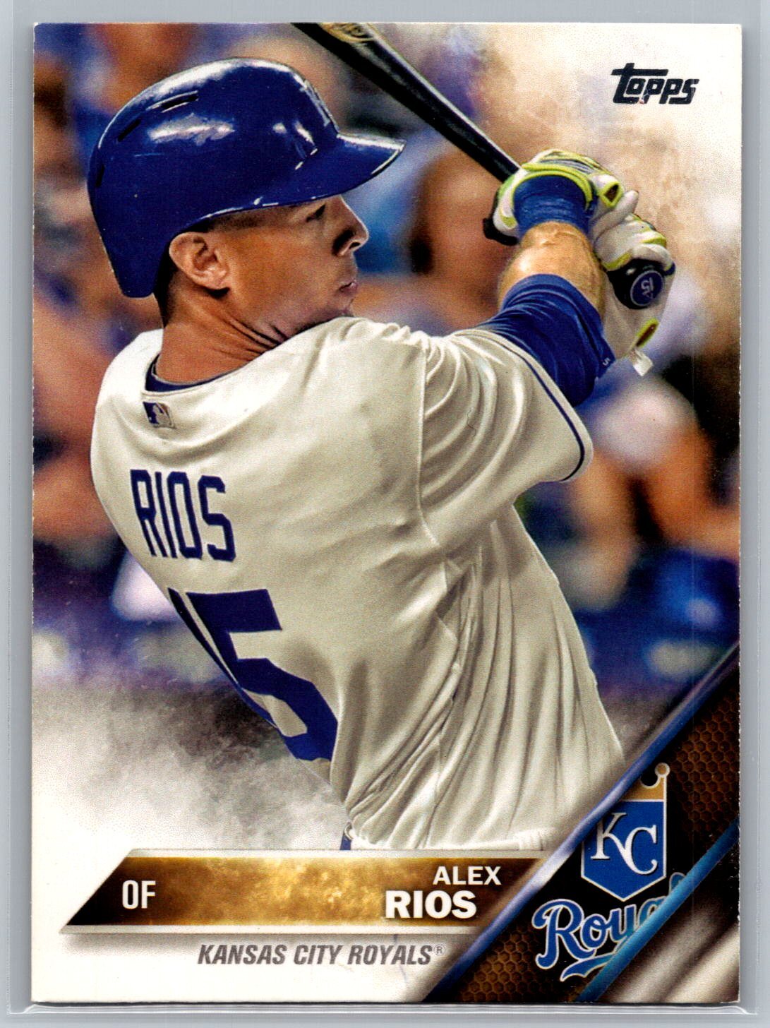 2016 Topps Baseball #501 Alex Rios Kansas City Royals | eBay
