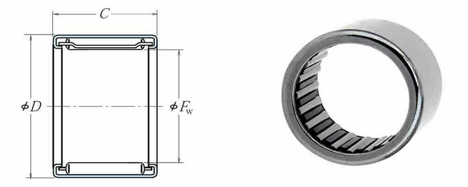 10pcs HK101720 / TA1020 Double Way Needle Bearing 10×17×20 mm | eBay