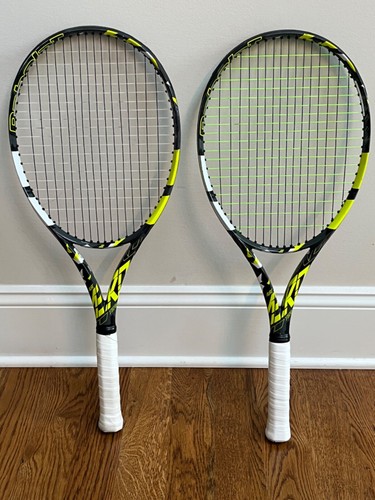 (2) Babolat PURE AERO TEAM tennis rackets 41/4, excellent condition | eBay