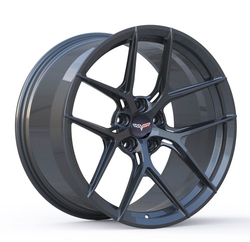 19" 20" ALT5 Forged Gunmetal wheels for C6 C7 Corvette Z06 Grandsport ...