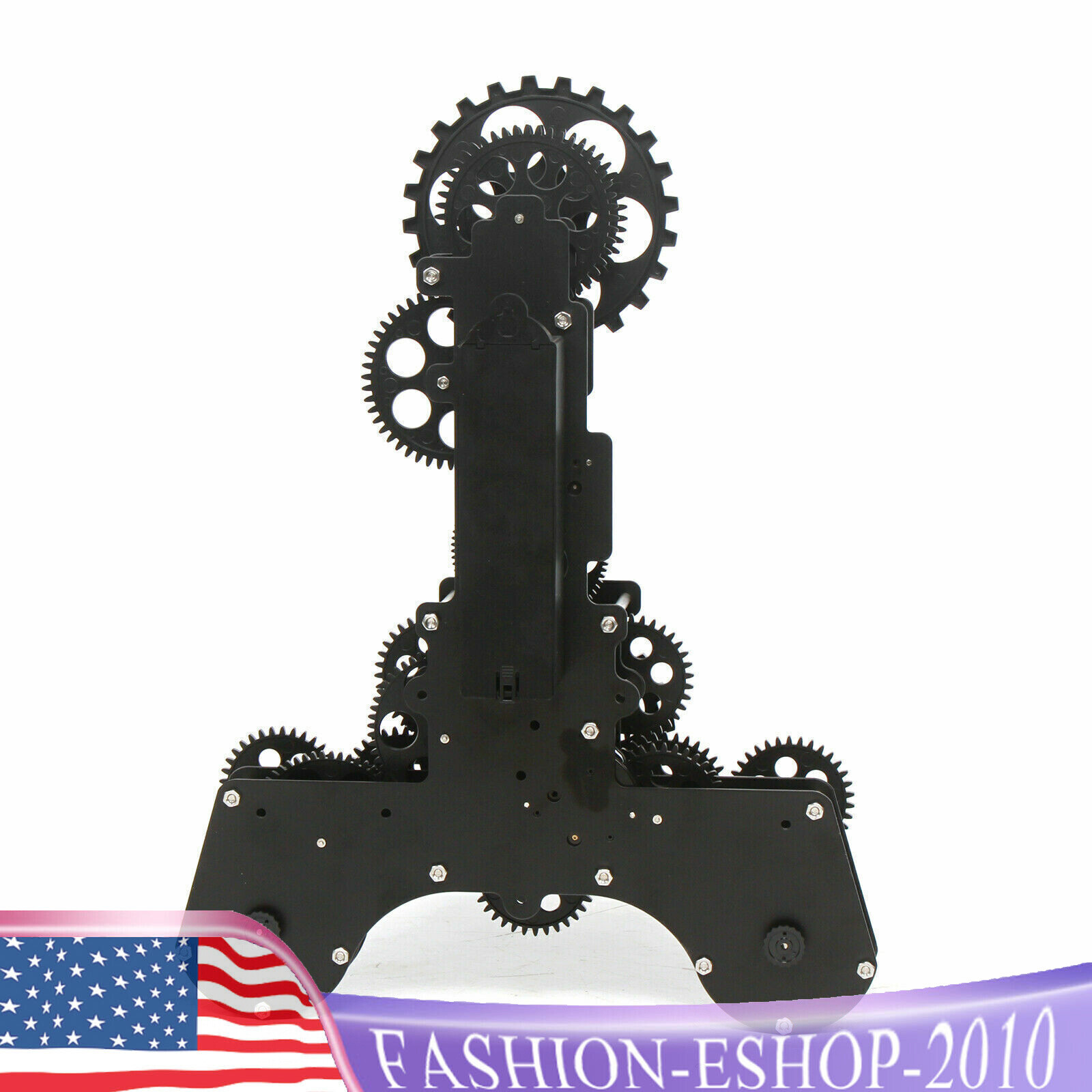 27" Large Industrial Metal Gear Wall Clock Mechanical Moving Gear Clock ...