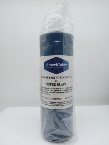 AmeriColor Soft Gel Paste Food Coloring, 13.5 Ounce SUPER BLACK | eBay