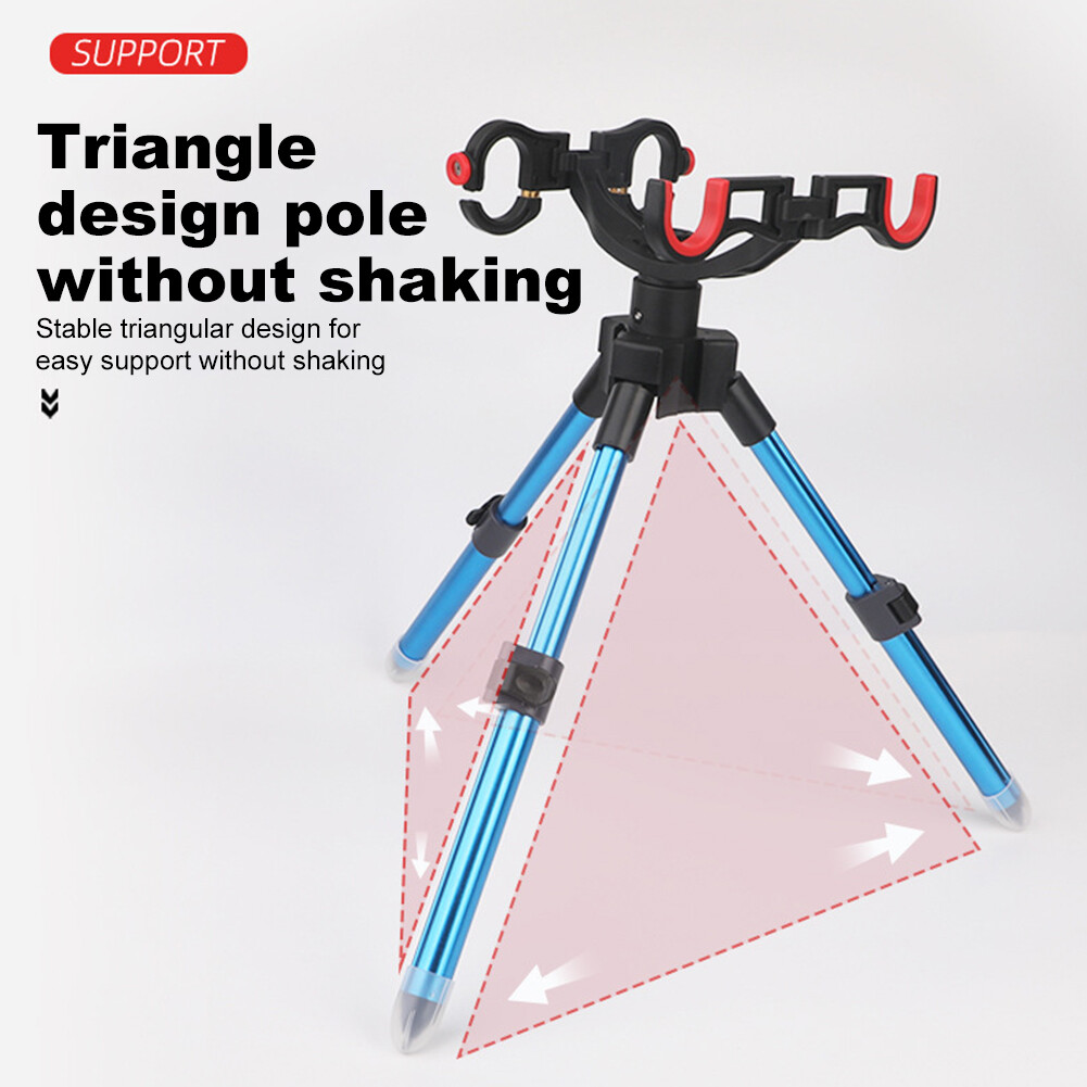 Foldable Triangle Fishing Rod Holder Multifunctional Fishing ...