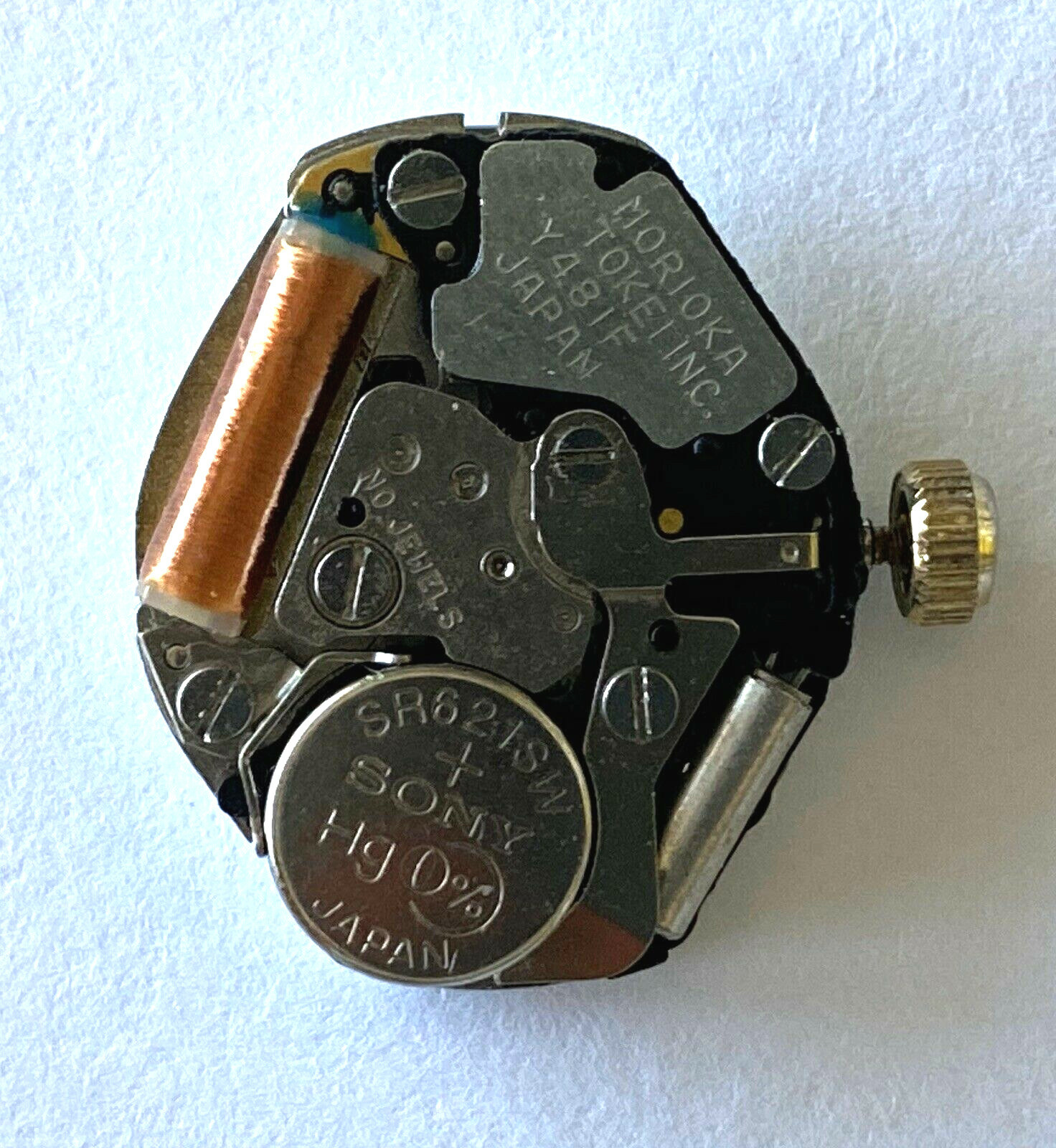 Sharp 343611 Japan Movt Gold Tone Quartz White Dial Wrist Ladies Watch ...