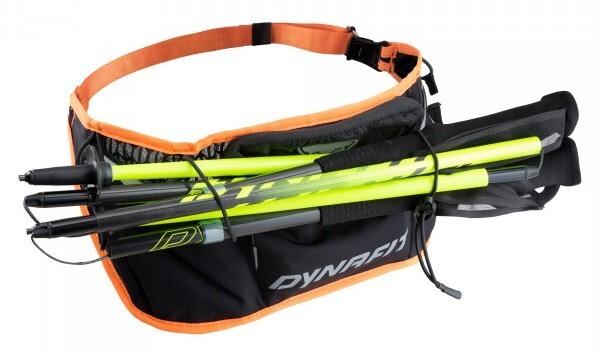 DYNAFIT flask trail running belt zip pocket phone gel hydration pole ...